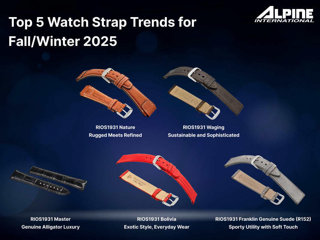 Top 5 Watch Strap Trends for Fall/Winter 2025 – Alpine International
